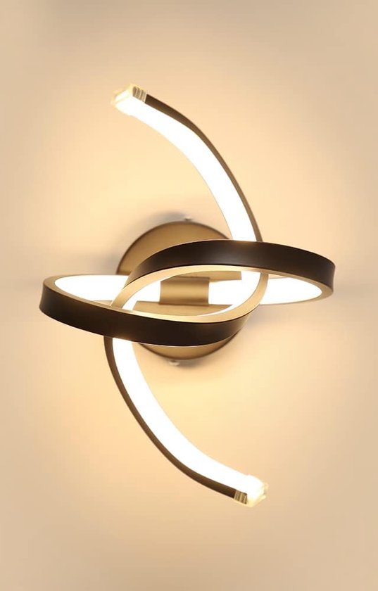 Wandlamp voor binnen, 16W gebogen design wandlamp | bol