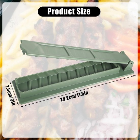Equivera Kebab Maker - Spiesmaker - Hittebestandig - Sate Maker - Spies ...