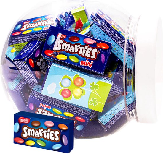 Smarties chocolade - kleurrijke chocoladesnoepjes in cookie jar - 375g ...