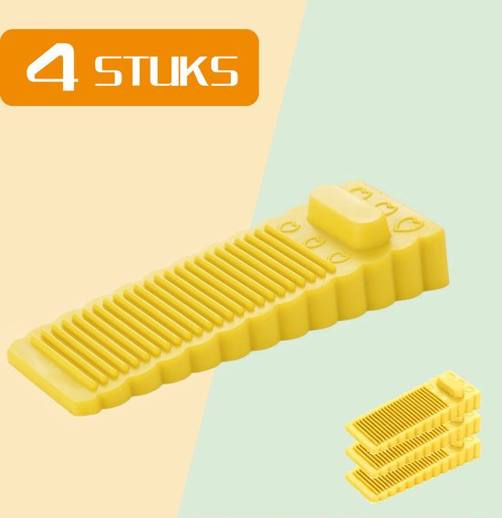 Colorful Sun® Deurstopper - 4 Stuks - Hoogte Verstelbaar - Met antislip ...