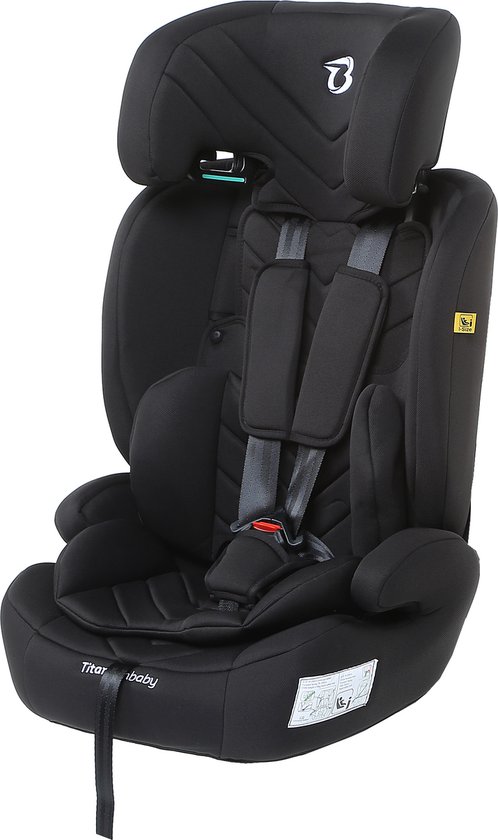 Titaniumbaby Autostoel Niklas i-size (R129) - Zwart | bol