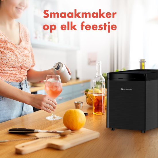 KitchenBrothers - 2.1L - Ijsblokjesmachine - 15kg/24 uur- Draagbaar ...