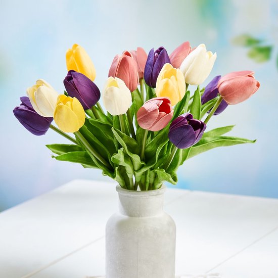 Boeket tulpen , lila | bol
