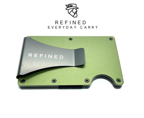 Refined Wallet Aluminium Card Wallet RFID Groen | bol