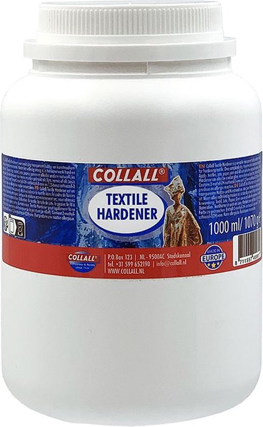 Textielverharder Set - Collall - 6x 1000ml +240gr Zwart Pavercolor ...