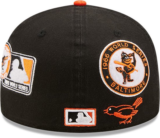 New Era Baltimore Orioles MLB Cooperstown Black 59FIFTY Fitted Cap (7 5 ...
