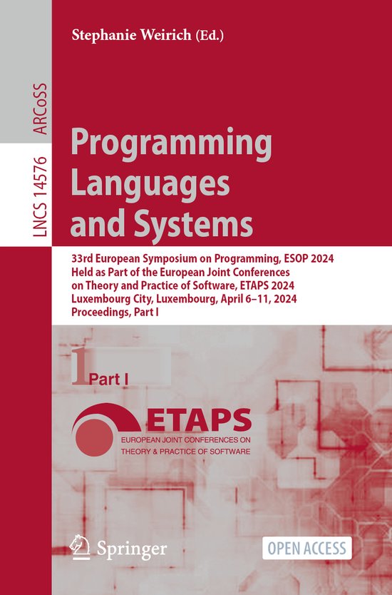 Lecture Notes In Computer Science Programming Languages And Systems 5637