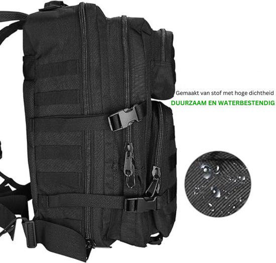 Tactical Backpack - Leger Rugzak - Militaire - Rugzak Heren en Dames ...