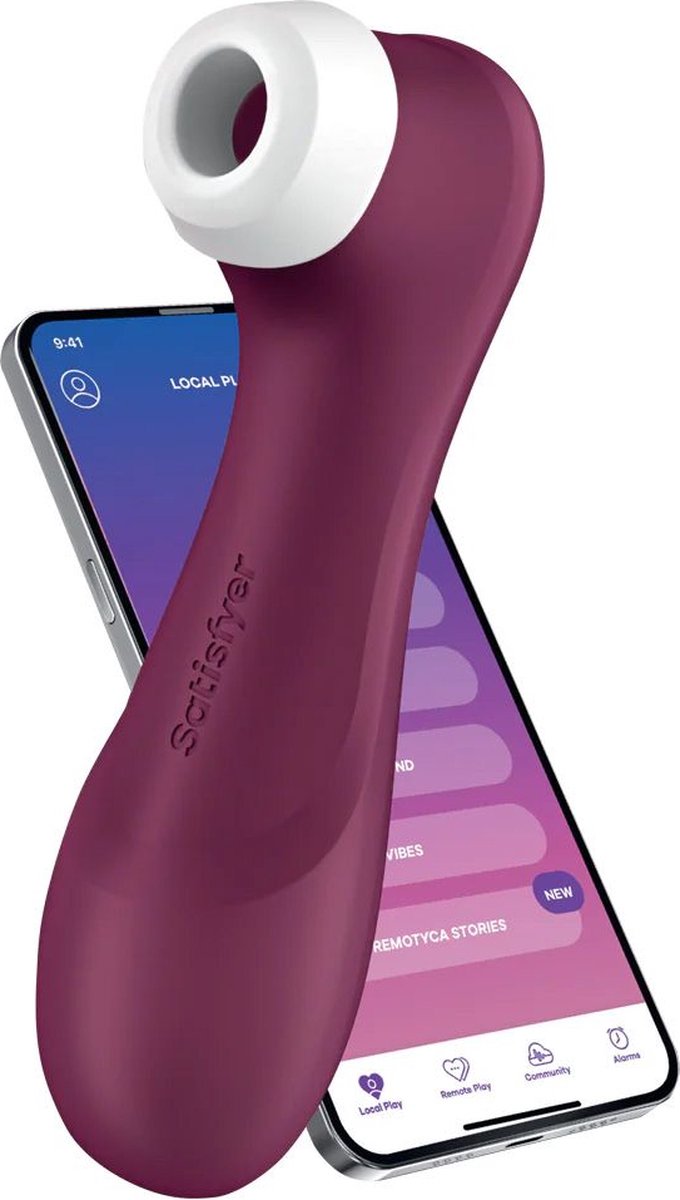 Satisfyer, vibrator, drukgolfvibrator, 'Pro 2 Generation 3 Connect App', 16,5 cm,... | bol