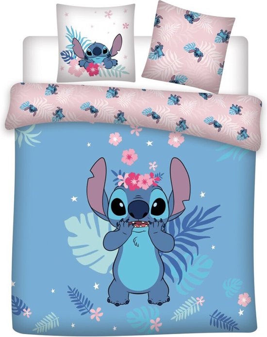 Stitch Dekbedovertrek 240 x 220 cm - katoen | bol