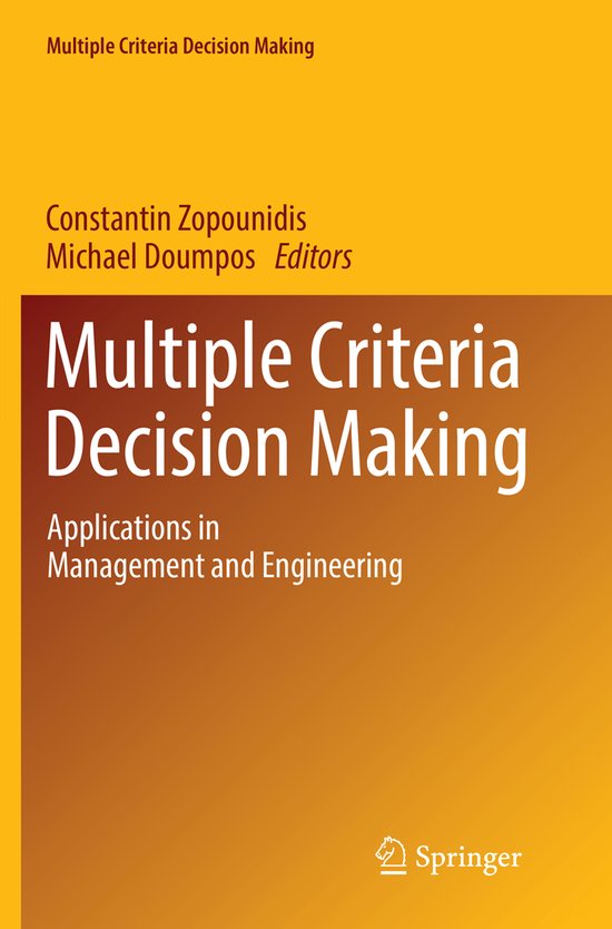 Multiple Criteria Decision Making- Multiple Criteria Decision Making, Zopounidis,... | bol