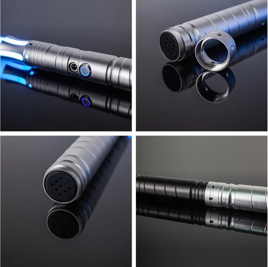 Rgb Lightsaber Metalen Laser Zwaard Rave Knipperend Wapen Speelgoed ...