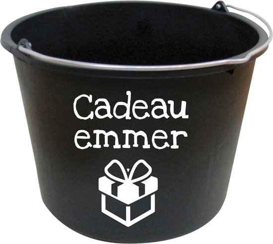 Emmer Cadeauemmer - Kotsemmer - 12 Liter - Cadeau Emmer - Jarig - feest ...
