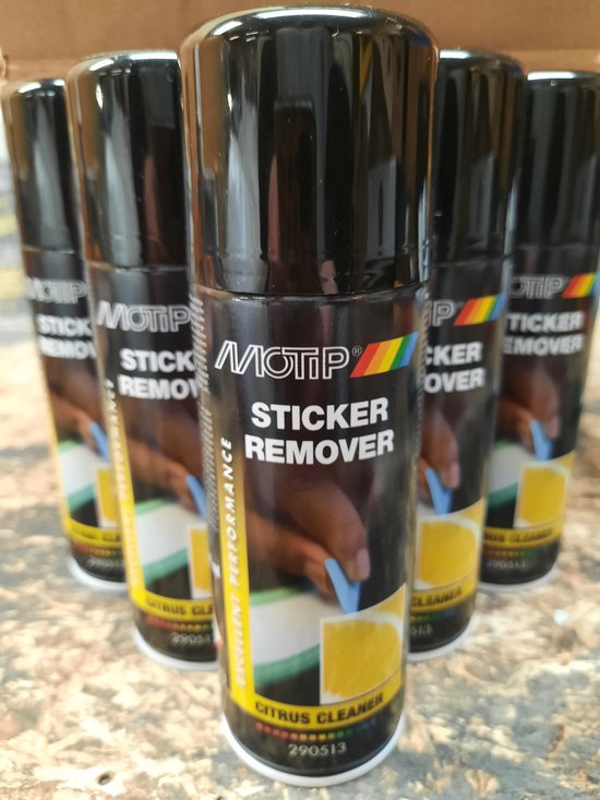 Motip - Sticker remover in spuitbus 200 ml - citrus cleaner - 12 in een ...