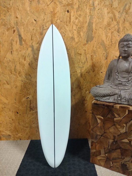 Black Stripe - Surfplank Surfboard - Decoratie - 100 cm | bol