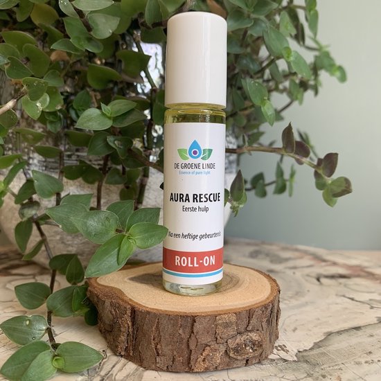 De Groene Linde - aura rescue - roll on - etherische olie - roller - 10ml | bol