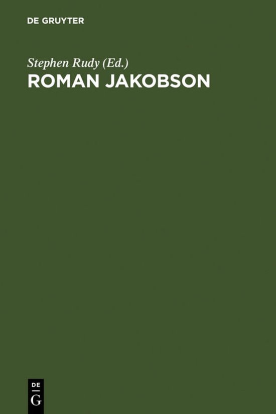 Roman Jakobson | 9783110106503 | Roman Jacobson | Boeken | bol