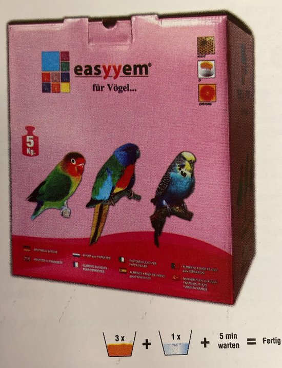 Easyyem eivoer Parkiet & Papegaai-5 kg | bol