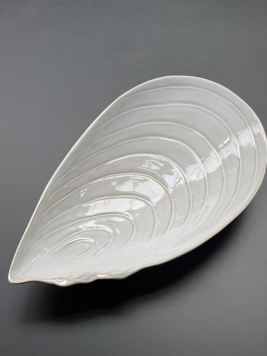 Puro Portugues - serveerschaal - mossel - groot - 40x24x8cm - wit ...