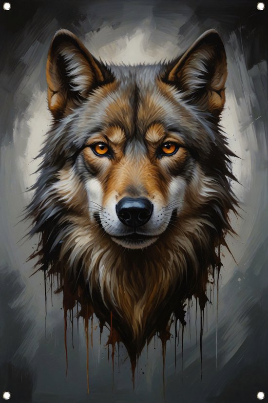 Wolf posters - Dier posters - Tuinposters Vacht - Buiten poster - Tuin ...