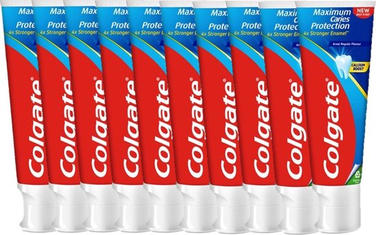Colgate Tandpasta – Caries Protection met Calcium - 10 x 75 ml | bol