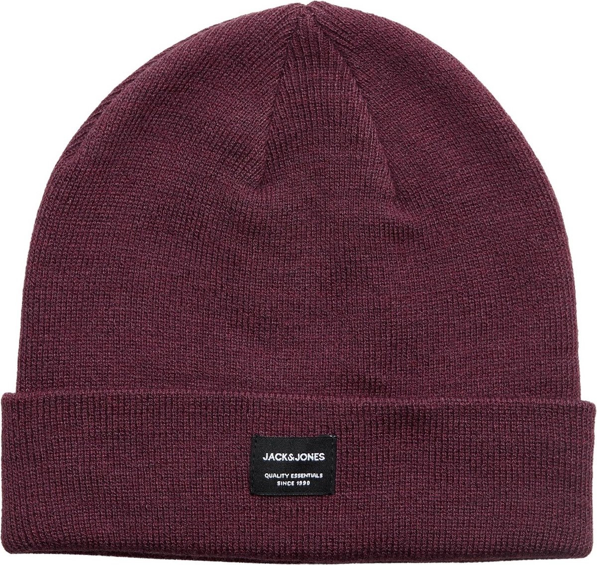 Jack & Jones Heren Muts JACDNA Beanie Port Red - Maat One size | bol.com