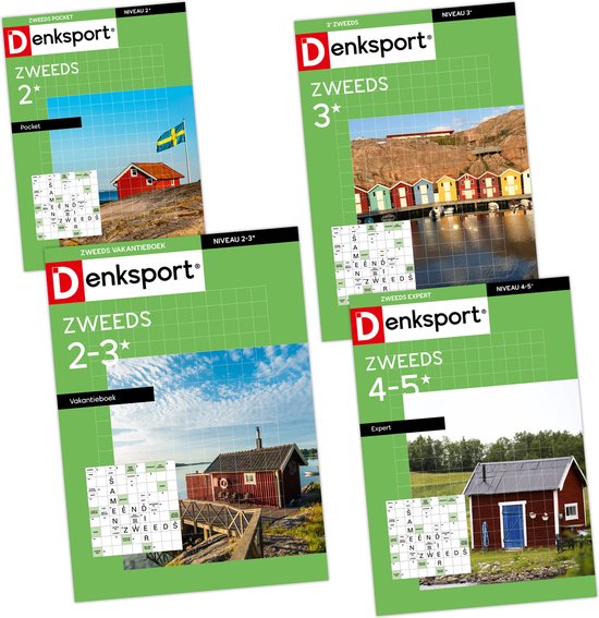 Denksport puzzelboek Zweeds pakket 3 | bol.com