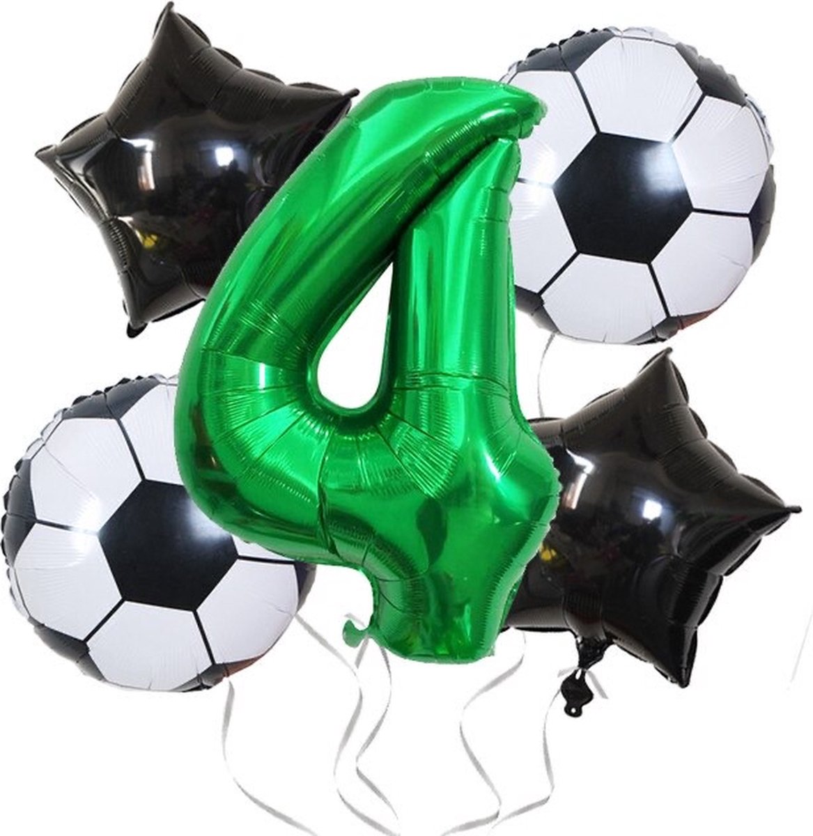 Voetbal Decoraties Nummers Helium Folie Globos Voetbal Ballonnen ...
