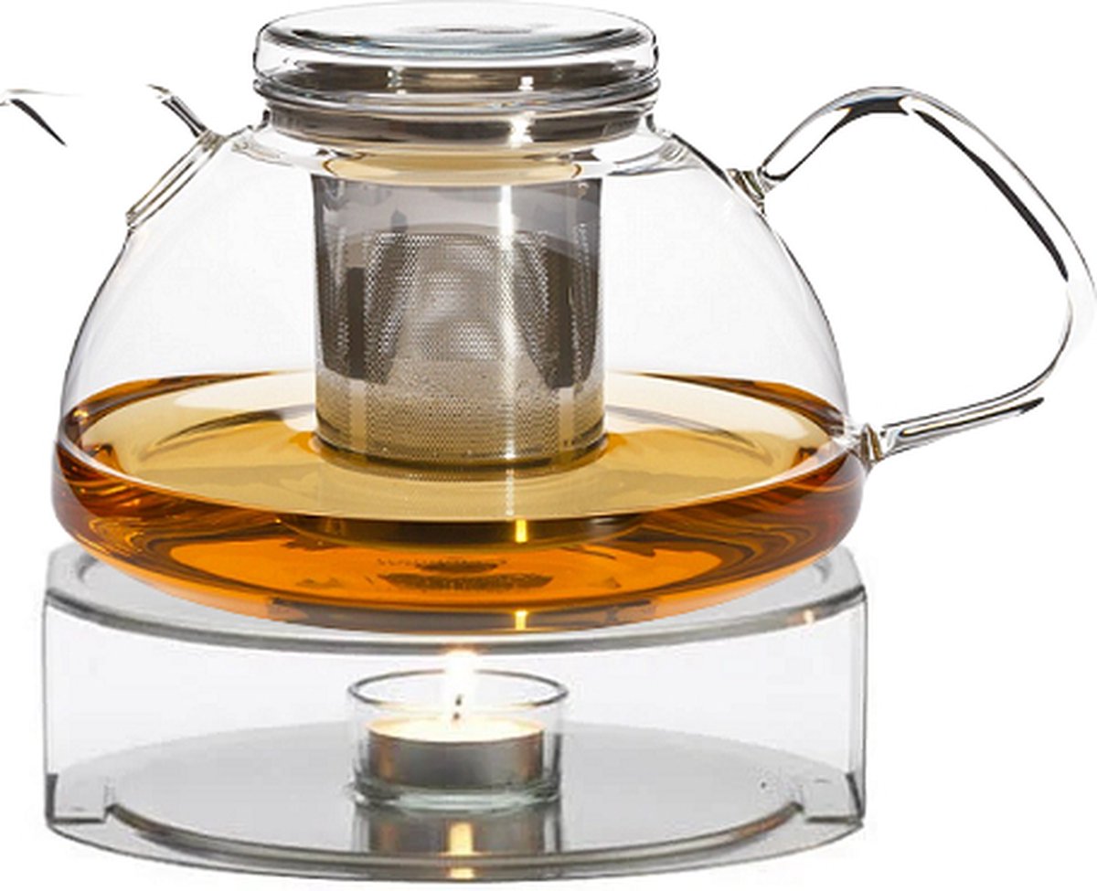 Trendglas Jena - Theepot Nova met RVS theefilter - inclusief RVS ...