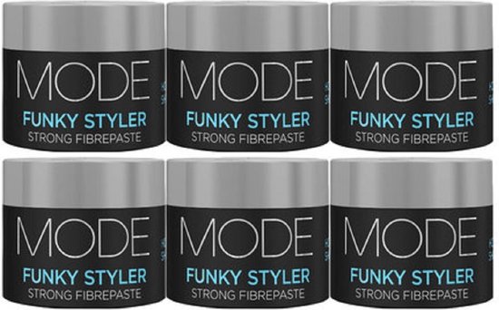 A.S.P Mode Funky Styler Strong Fibre Paste - 75 ml - 6 Pack | bol