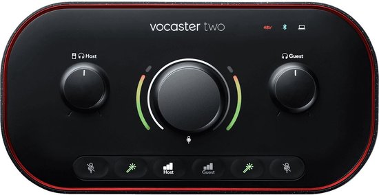 Focusrite Vocaster Two - Audio interface voor podcast en streaming ...