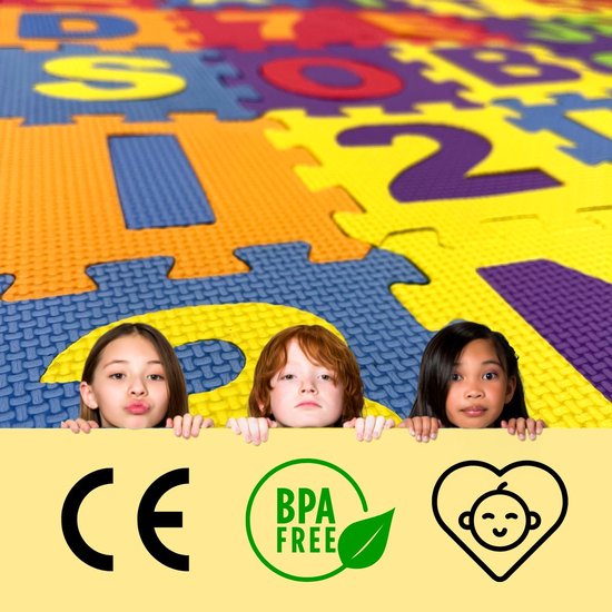 Wisely – Speelmat Baby & Peuter – Speelmat Foam – Vloerpuzzel Foam ...