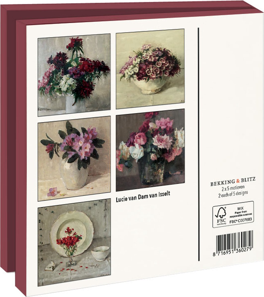 Bekking & Blitz - Wenskaartenmapje - Set wenskaarten - Kunstkaarten - Museumkaarten -... | bol.com