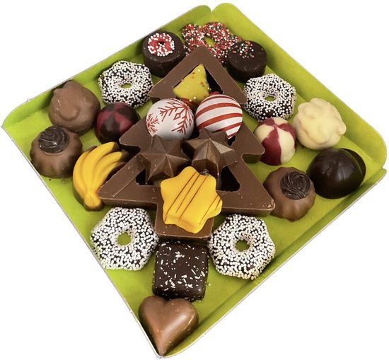Kerst - Chocolade Kerstboom - Bonbons - Chocolade - lint: "Speciaal ...