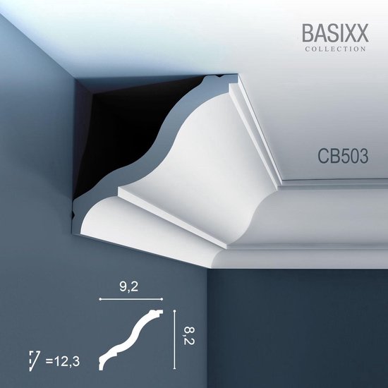 1 doos 16 kroonlijsten Origineel Orac Decor CB503 Basixx Plafondlijsten ...