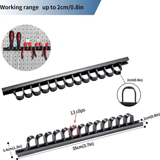 Schroevendraaier Houder Muurbevestiging Tool Organizer Schroevendraaier ...