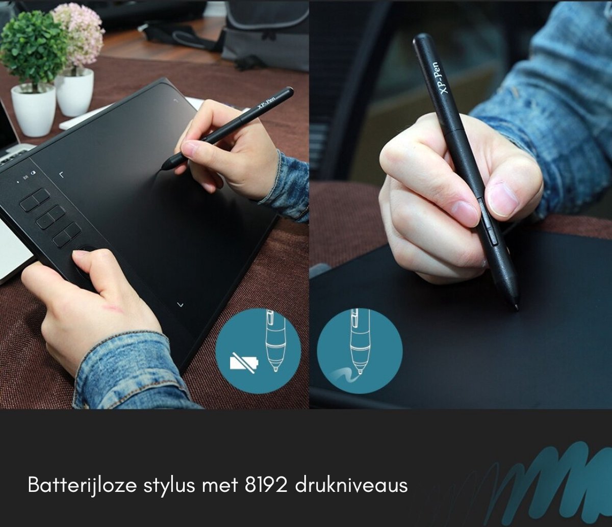 XP-Pen Teken Tablet Volwassenen & Kinderen - Digitaal Tekenen ...