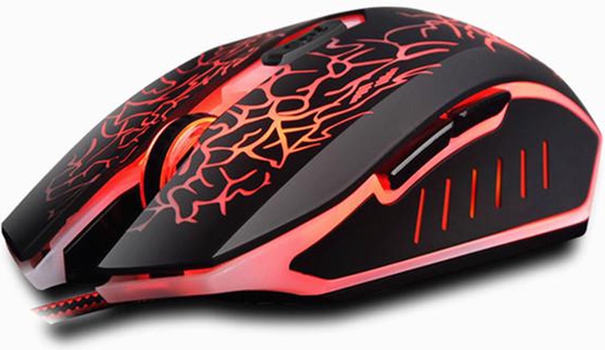 Gaming Muis Mouse - RGB verlichting - 6 Knoppen - Bedrade USB Optische ...