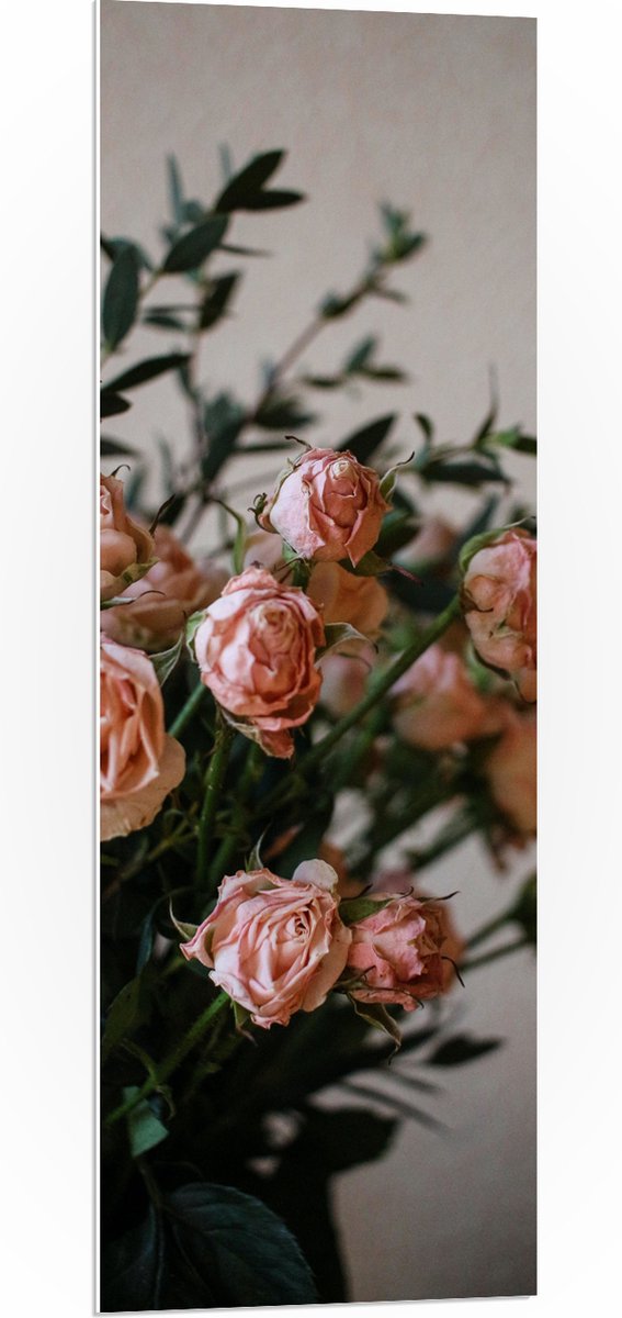 WallClassics - Feuille de Mousse PVC - Bouquet de Roses Rose Pâle ...