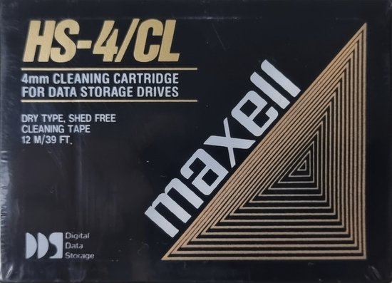 Maxell HS-4/CL, 4mm DDS Cleaning Cartridge | bol