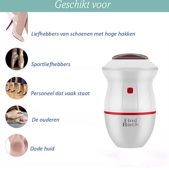 Eelt verwijderaar - elektrische Eeltverwijderaar - eeltrasp - eeltvijl ...