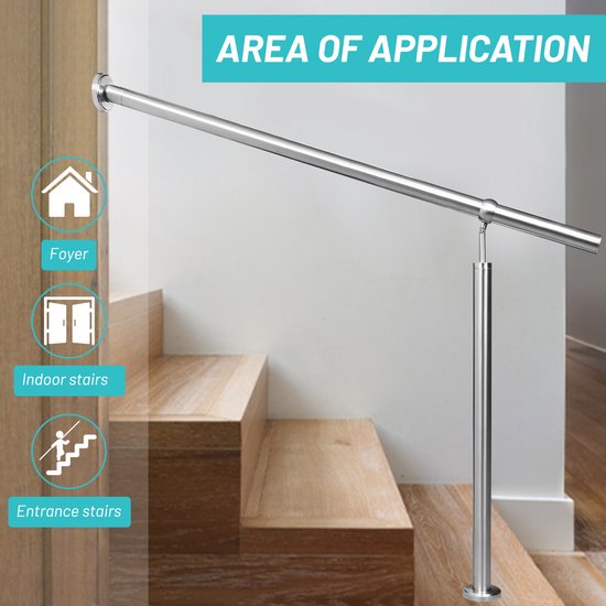 Edelstaal Trapleuning leuning trap binnen en buiten roestvrij staal RVS ...