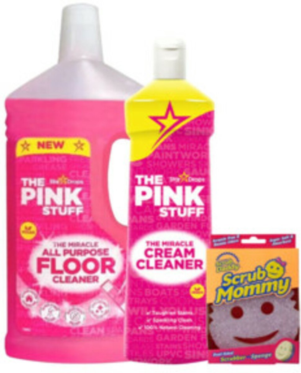 Scrub Mommy & The Pink Stuff Schoonmaak Pakket | bol.com