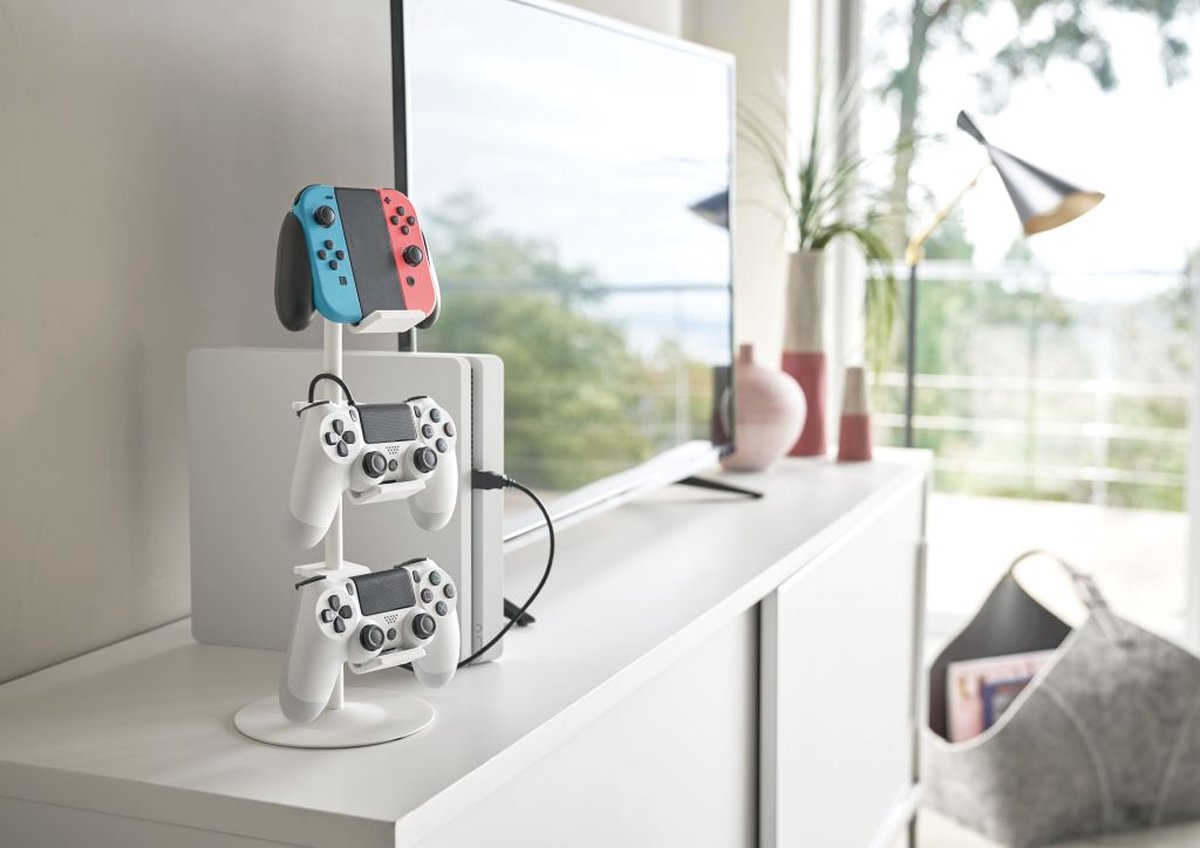 Yamazaki Game controller rack - Smart - White | bol.com