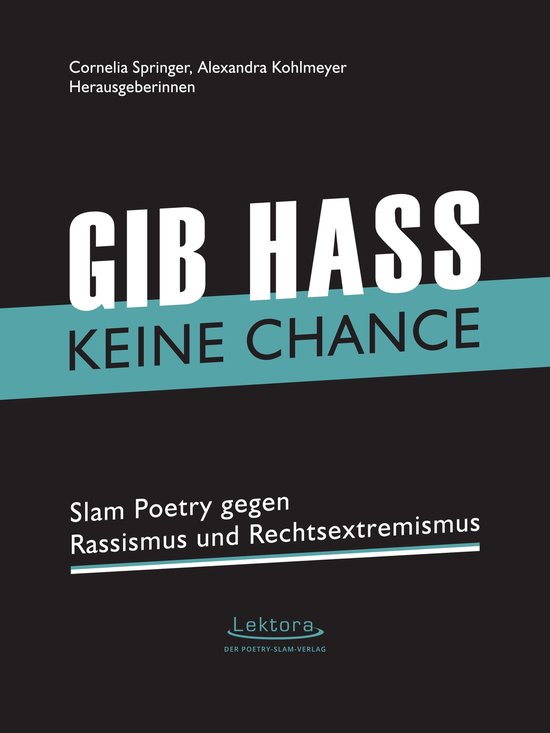 Gib Hass keine Chance (ebook) | 9783954612437 | Boeken | bol.com
