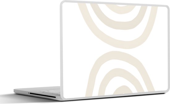 Laptop sticker - 14 inch - Regenboog - Pastel - Design - Abstract | bol.com