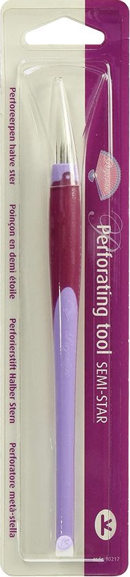 Pergamano - perforeerpen - perforating tool - halve ster | bol