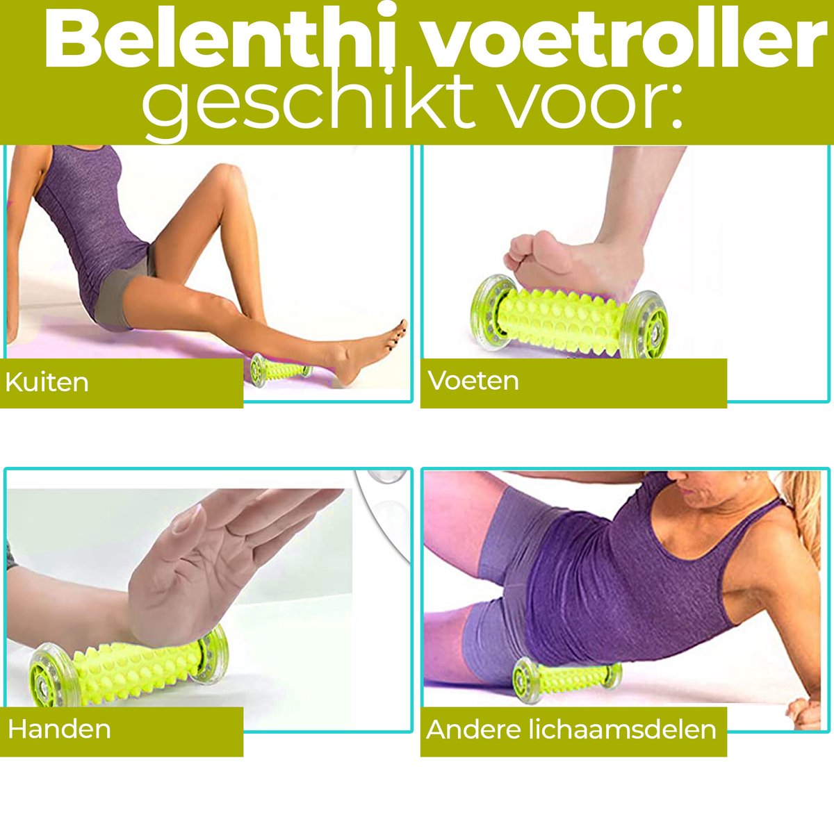 Voetroller- voetmassage - massagebal - foot roller - voet massage ...