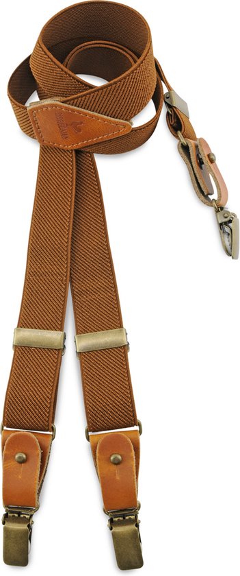 Sir Redman - kids bretels combi pack Cody Cognac - cognac | bol.com