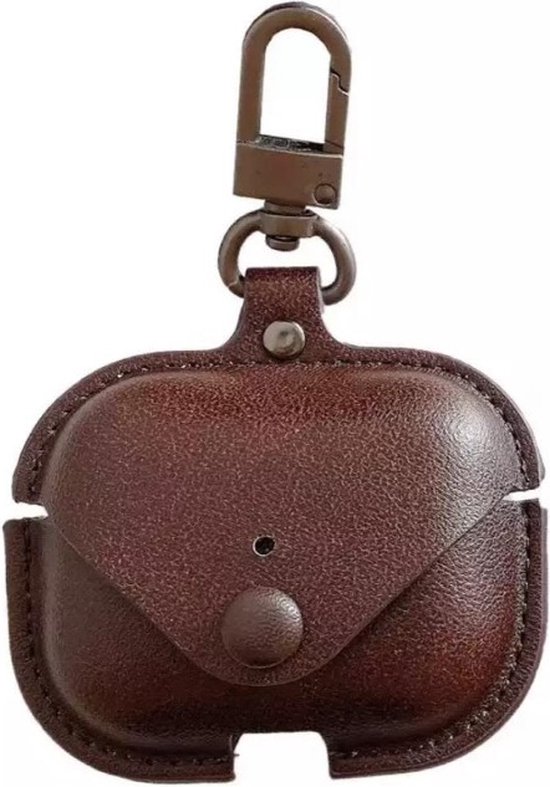 Beschermhoes Voor Airpods 3 2 1 Air Pods Opladen Lederen Bluetooth Draadloze... | bol